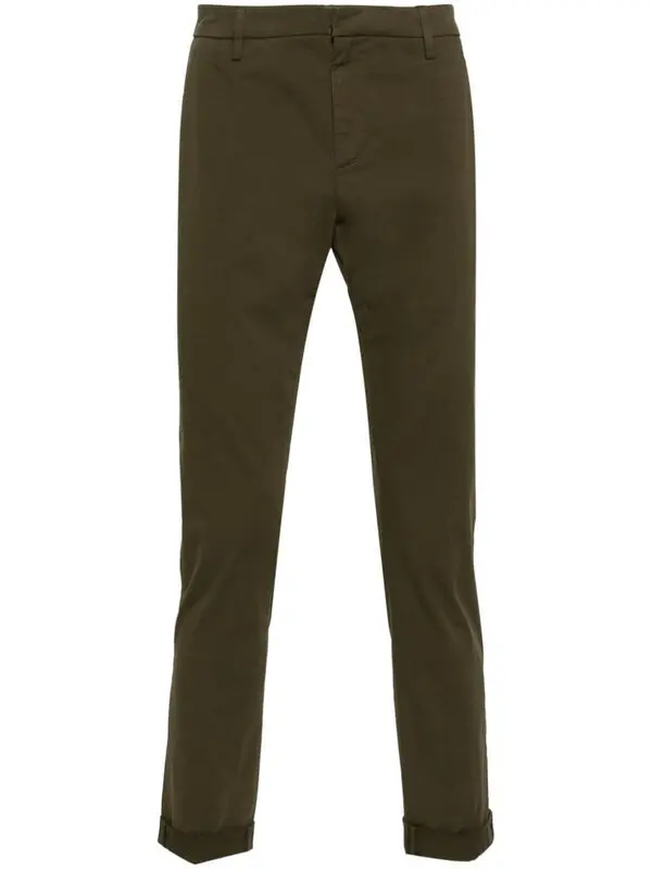 DONDUP Slim-fit Chino Trousers - Green