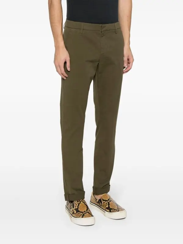 DONDUP Slim-fit Chino Trousers - Green