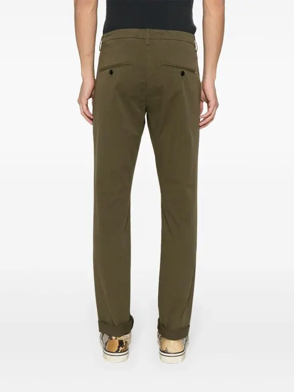 DONDUP Slim-fit Chino Trousers - Green