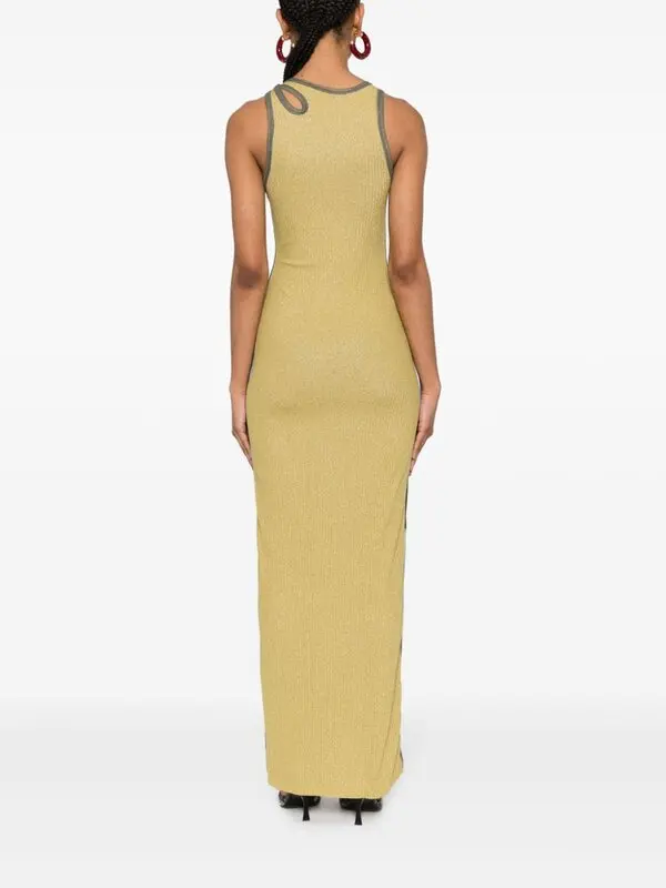 Ottolinger Skull-Print Mesh Dress In Green - 38% Off | Editorialist