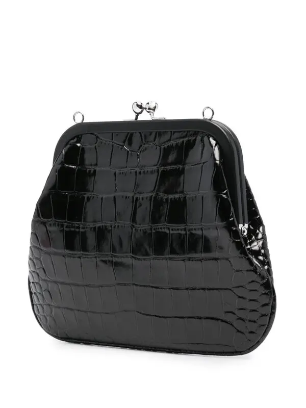 VIVIENNE WESTWOOD Clutch With Orb Plaque - Black