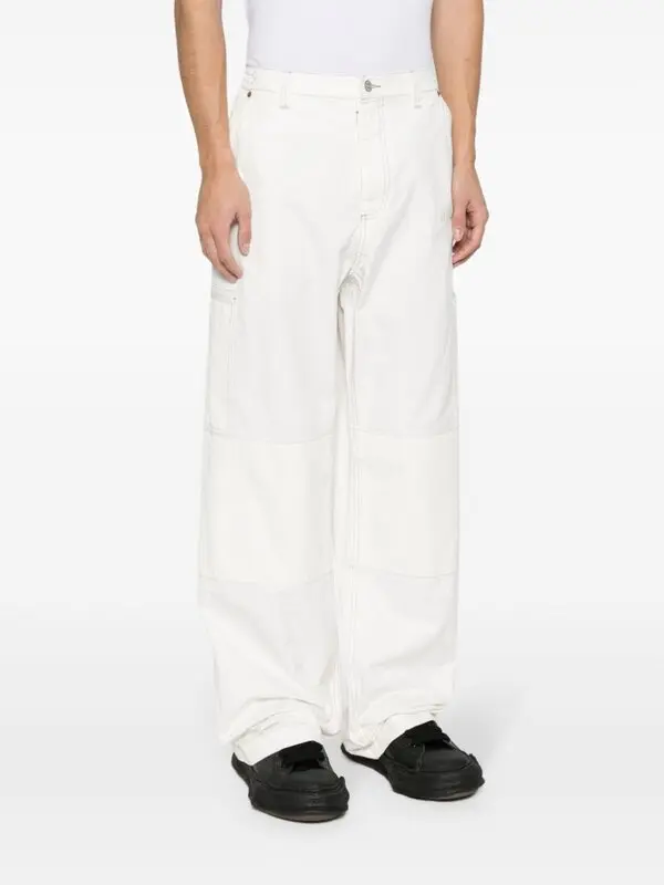 MAISON MARGIELA Embroidered Straight-leg Trousers