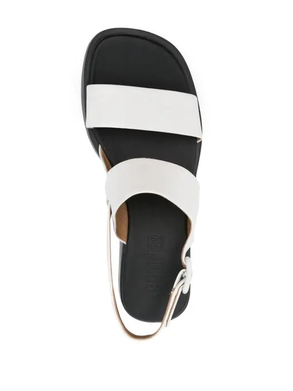Camper Dana Double-strap Sandals - White