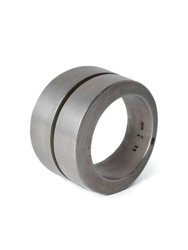 PARTS OF FOUR Crevice Brushed Ring - Silver