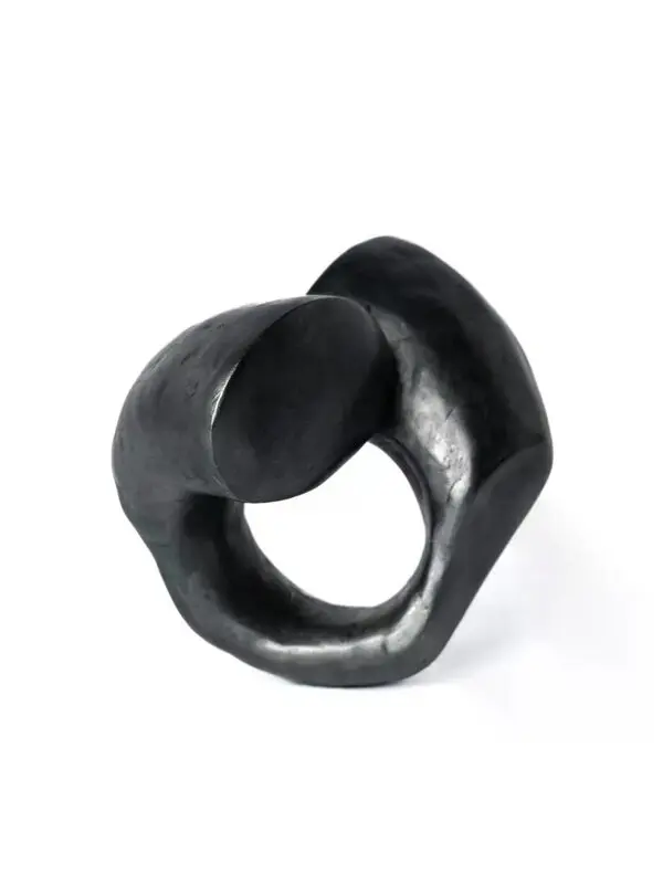 PARTS OF FOUR Monster Twisted Druid Ring - Black