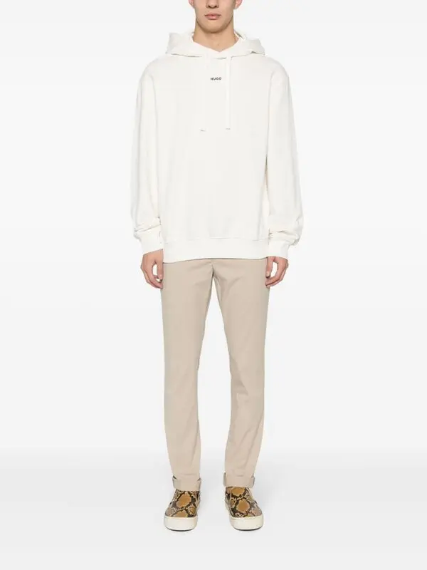 DONDUP Slim-fit Chino Trousers - Neutrals