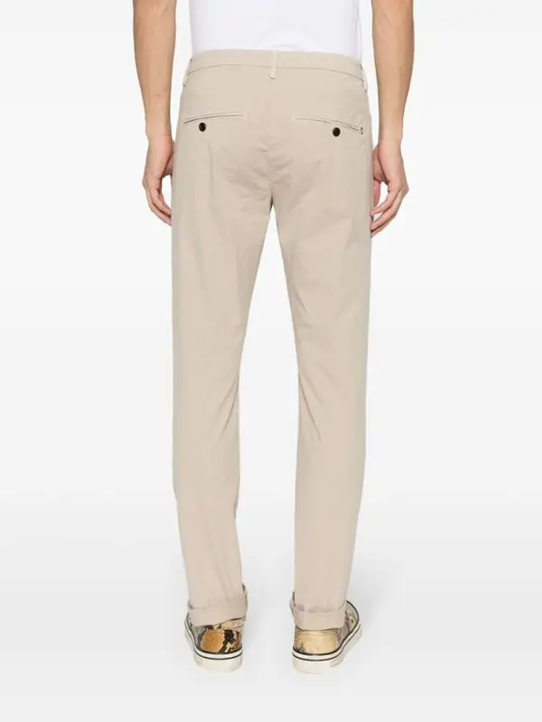 DONDUP Slim-fit Chino Trousers - Neutrals
