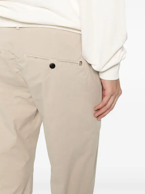 DONDUP Slim-fit Chino Trousers - Neutrals