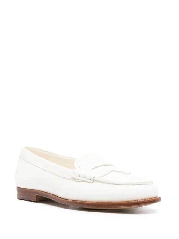 Church's Slip-on Leather Loafers - White