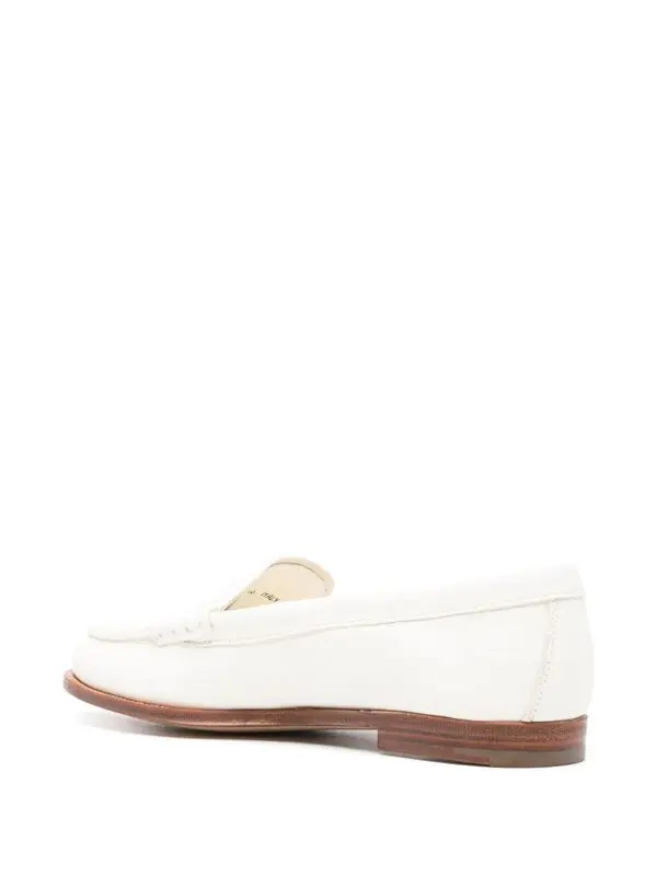 Church's Slip-on Leather Loafers - White