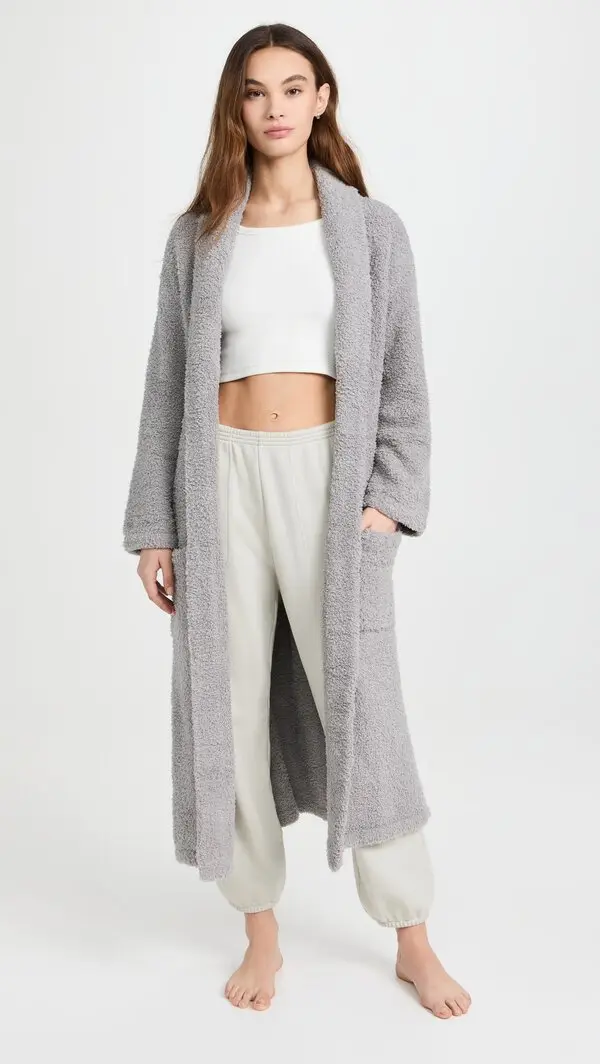 Barefoot Dreams Cozy Chic Robe - Dove Gray