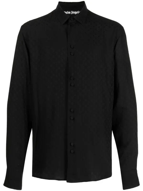 Palm Angels All-over Monogram Shirt