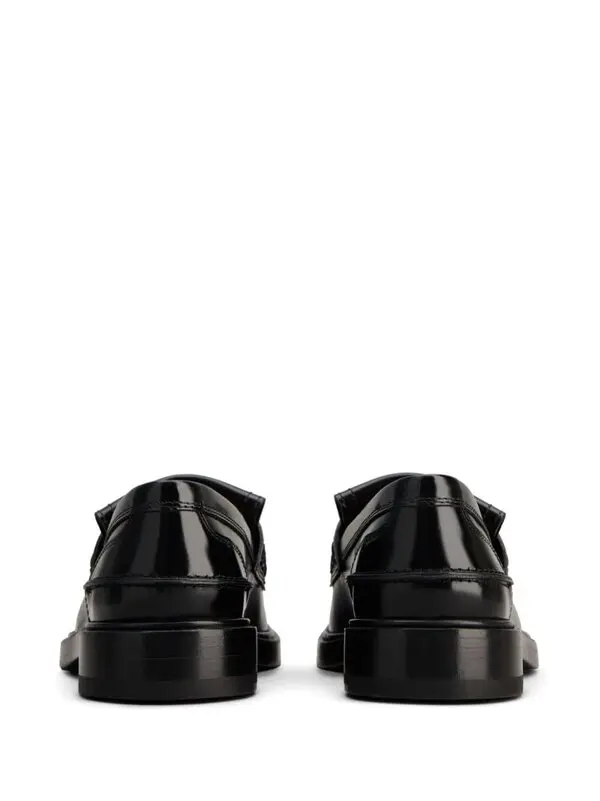 TOD'S Logo-plaque Leather Loafers