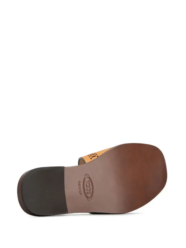 TOD'S Laser-cut Leather Sandals