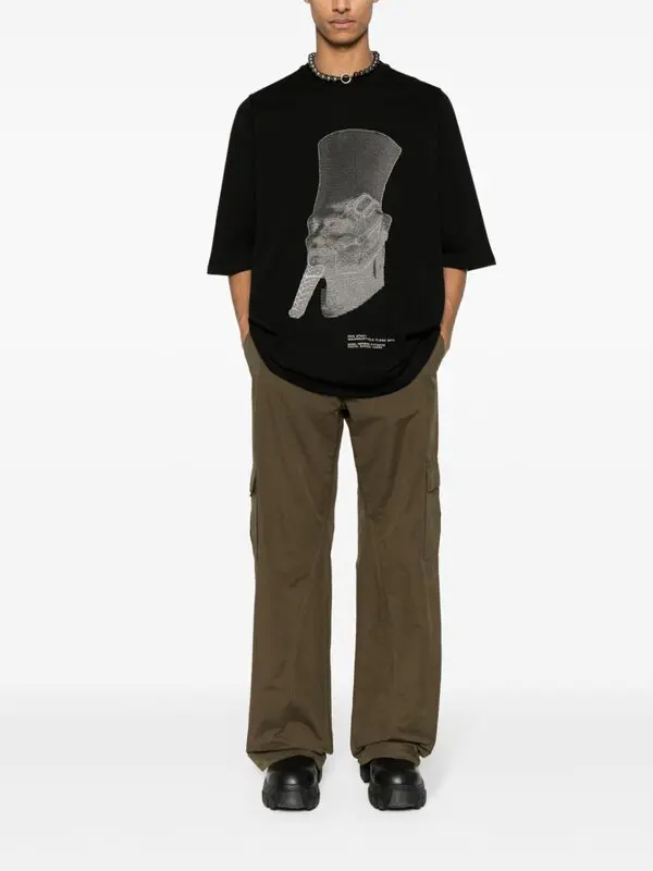 Rick Owens Ron Jumbo Ss Cotton T-shirt