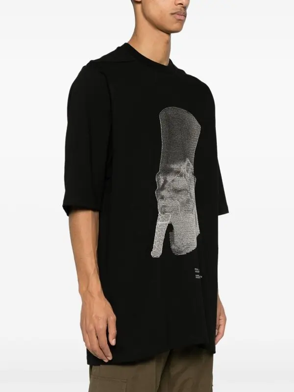 Rick Owens Ron Jumbo Ss Cotton T-shirt