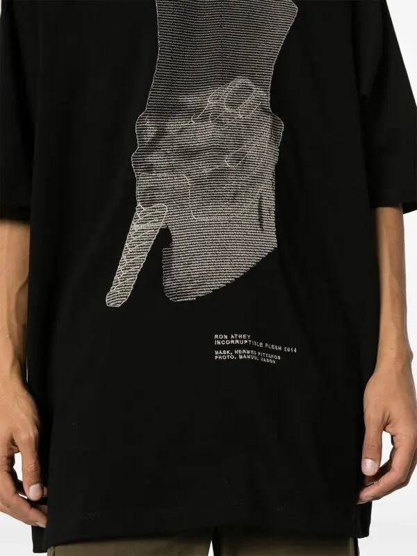 Rick Owens Ron Jumbo Ss Cotton T-shirt
