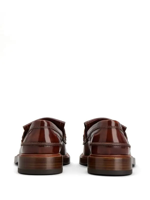 TOD'S Penny-slot Leather Loafers