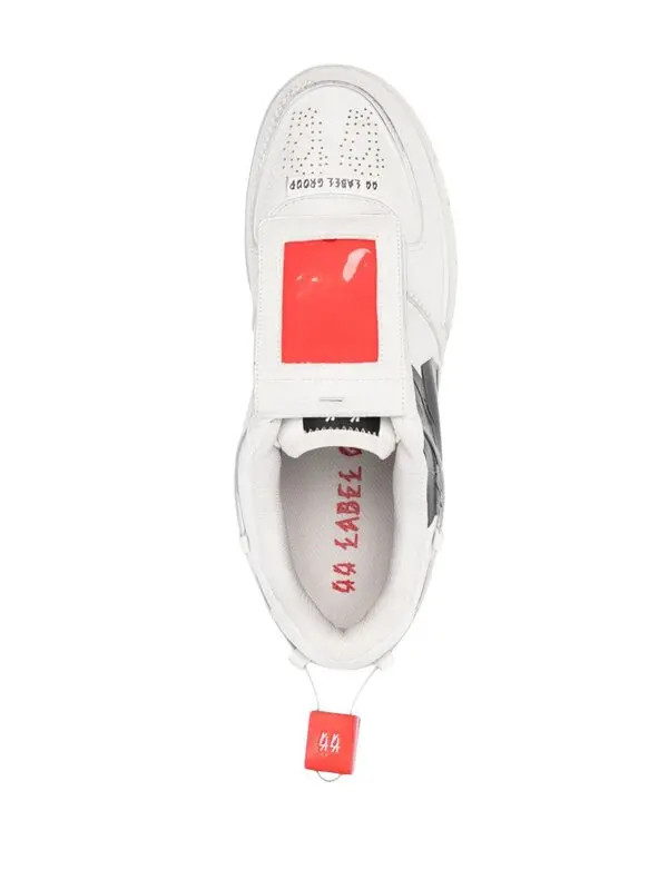 44 LABEL GROUP Avril Leather Sneakers - Grey