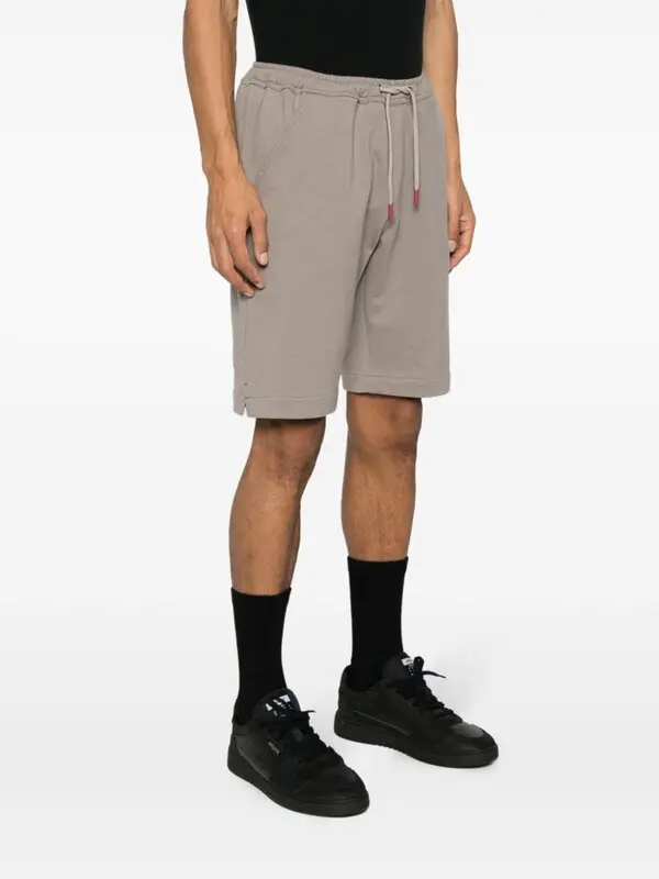 Kiton Mid-rise Track Shorts - Grey