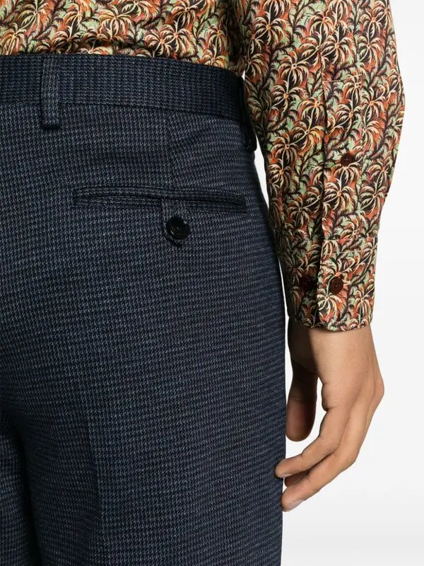 Etro Straight-leg Cotton Trousers