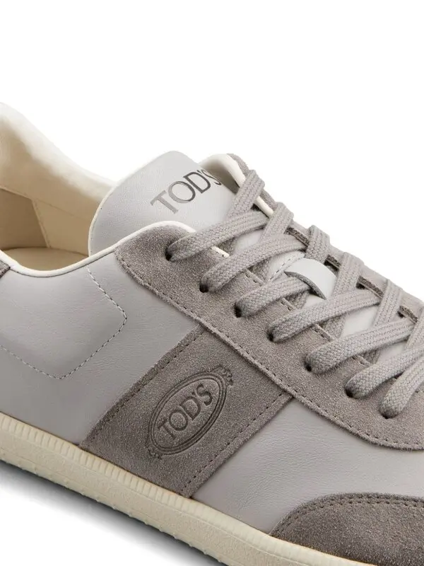 TOD'S Tabs Leather Sneakers - Grey