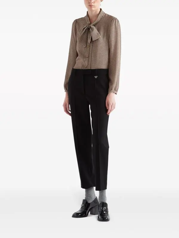 Prada Triangle-logo Trousers
