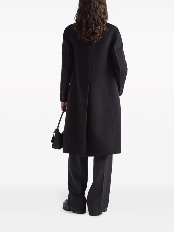 Prada Tailored Wide Leg Trousers - Black