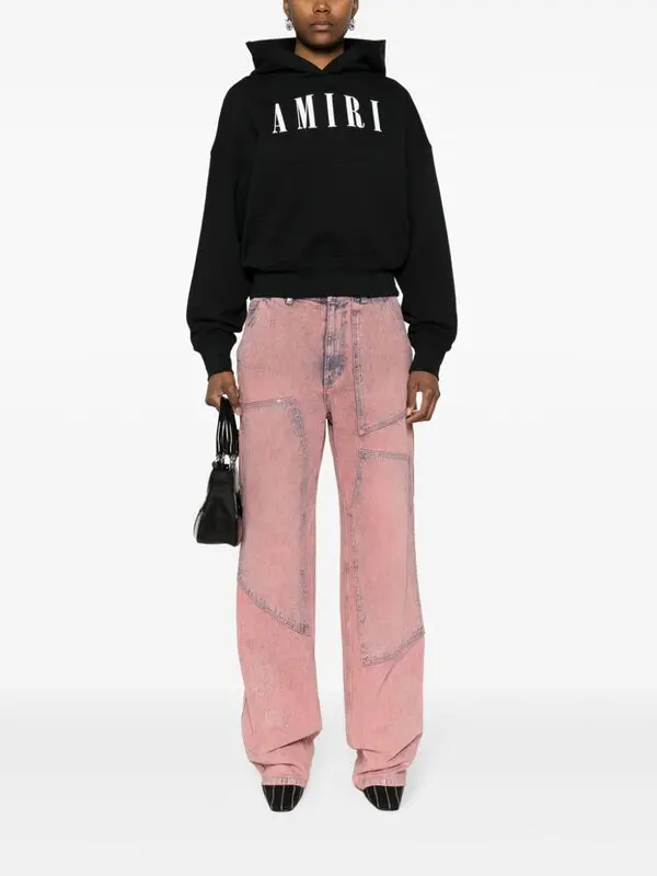 Amiri Logo-print Cotton Hoodie