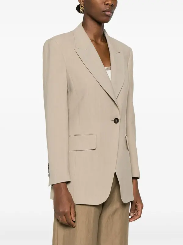 Brunello Cucinelli Peak-lapels Knitted Blazer