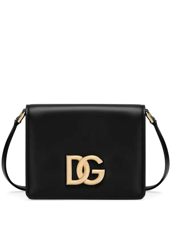 Dolce & Gabbana Logo-plaque Leather Crossbody Bag
