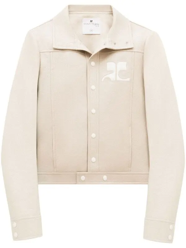 COURREGES Reedition Vinyl Jacket - Neutrals