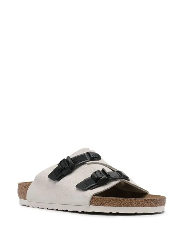 BIRKENSTOCK Arizona Suede Sandals - White