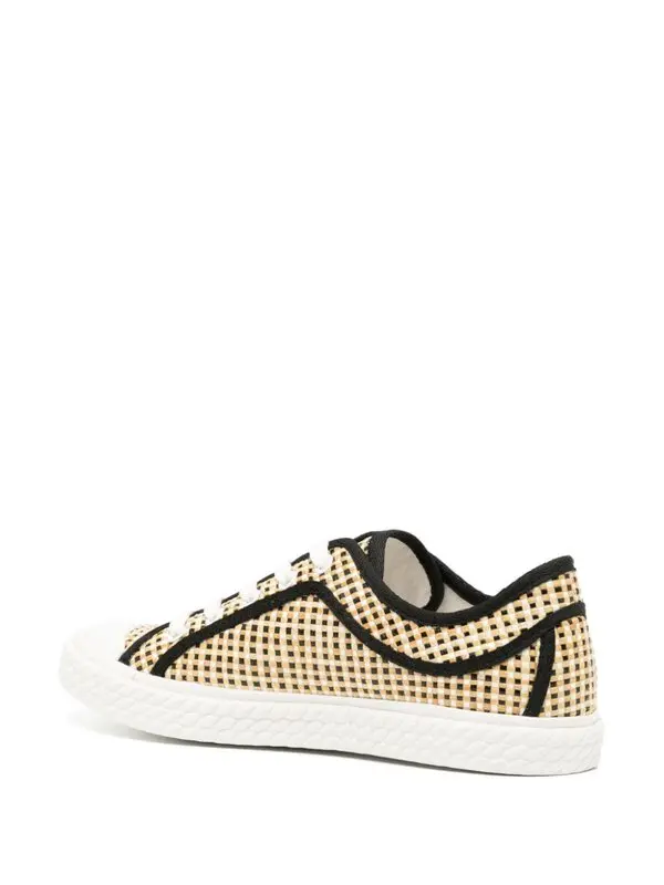 Zimmermann Twist Check-print Sneakers