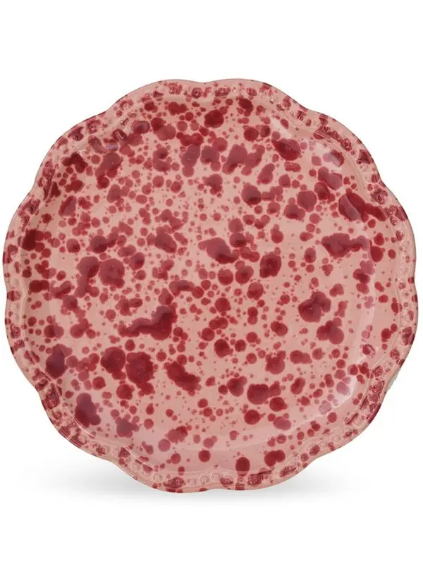 CABANA Speckled Dessert Plate - Pink