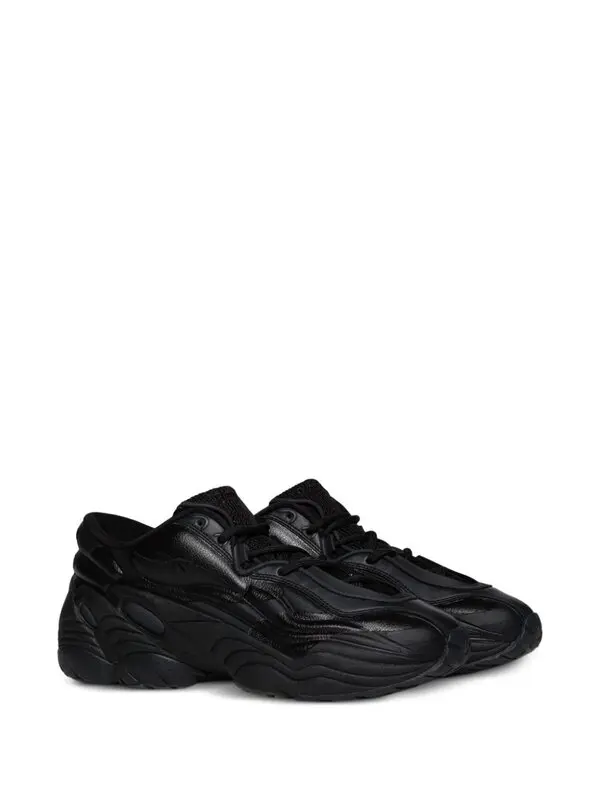 REEBOK Dmx Run Logo-embroidered Sneakers - Black