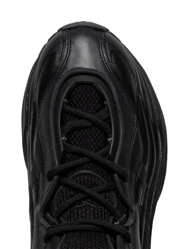 REEBOK Dmx Run Logo-embroidered Sneakers - Black