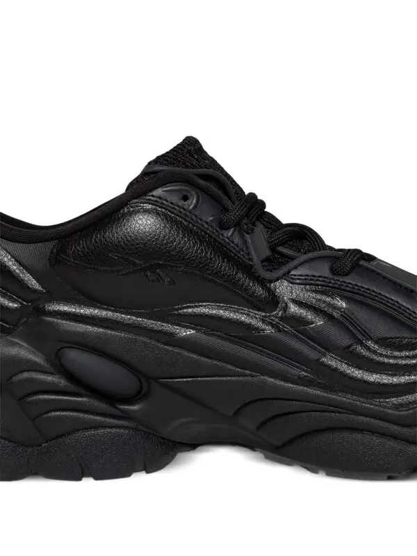 REEBOK Dmx Run Logo-embroidered Sneakers - Black