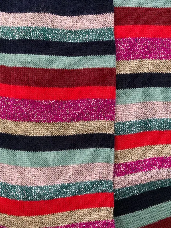 Paul Smith Striped Print Socks - Blue