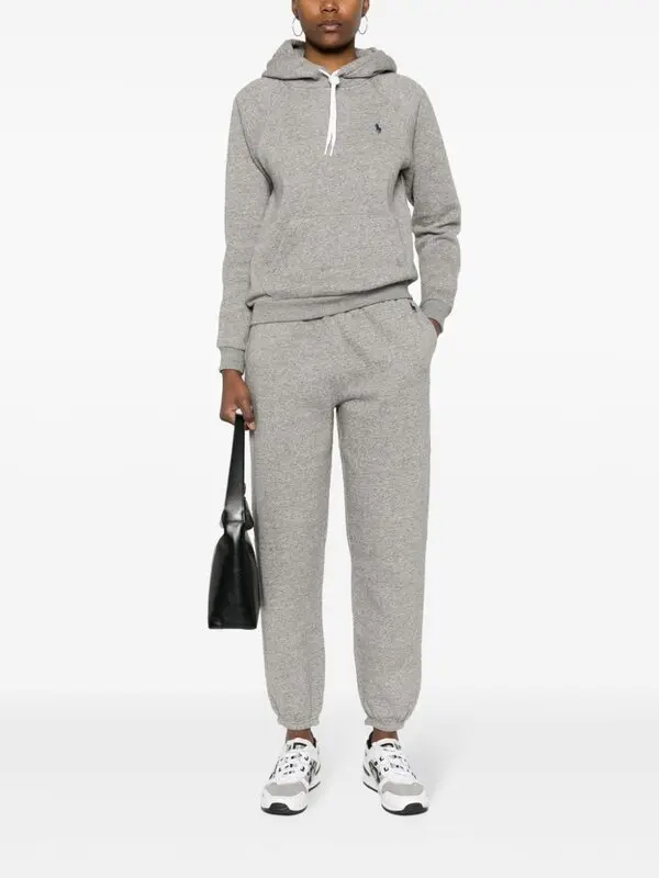 Polo Ralph Lauren Embroidered-logo Hoodie - Grey