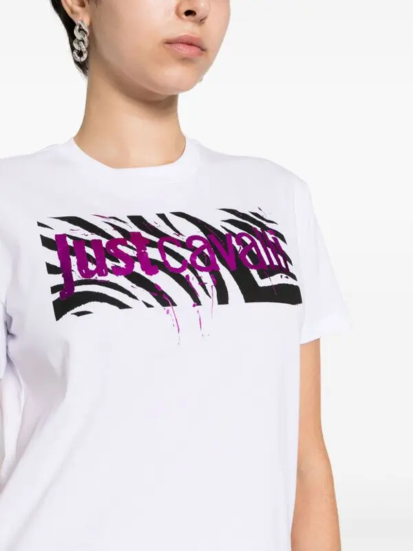 Just Cavalli Logo-print T-shirt