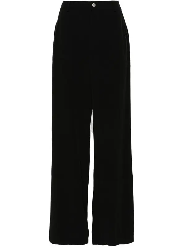 Moschino High-waisted Palazzo Trousers - Black