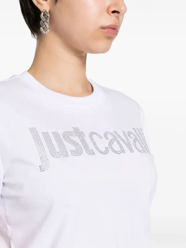 Just Cavalli Logo T-shirt - White