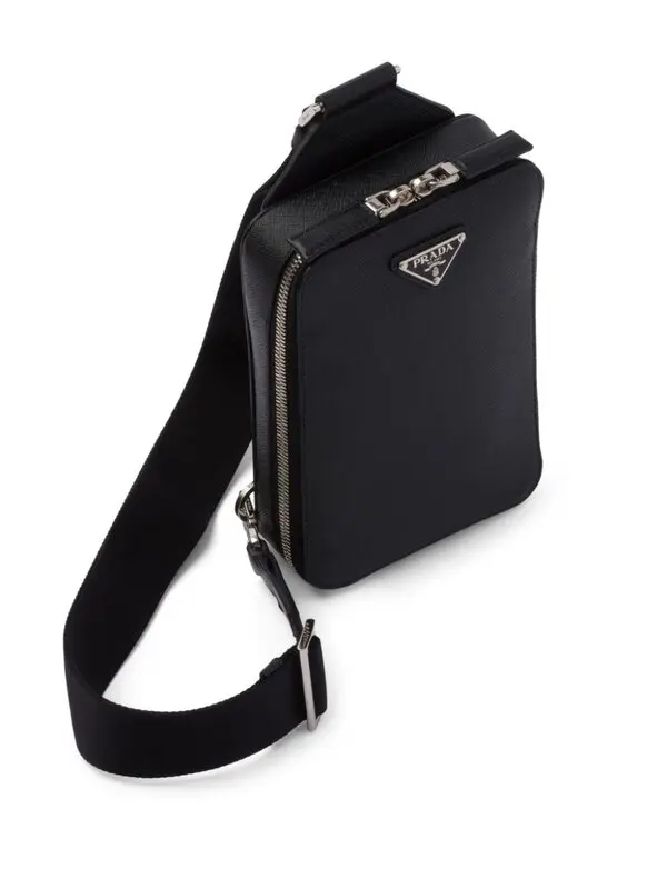 Prada Leather Shoulder Bag - Black