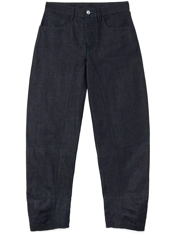 JIL SANDER Cropped Tapered Jeans