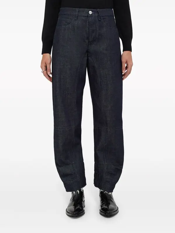 JIL SANDER Cropped Tapered Jeans