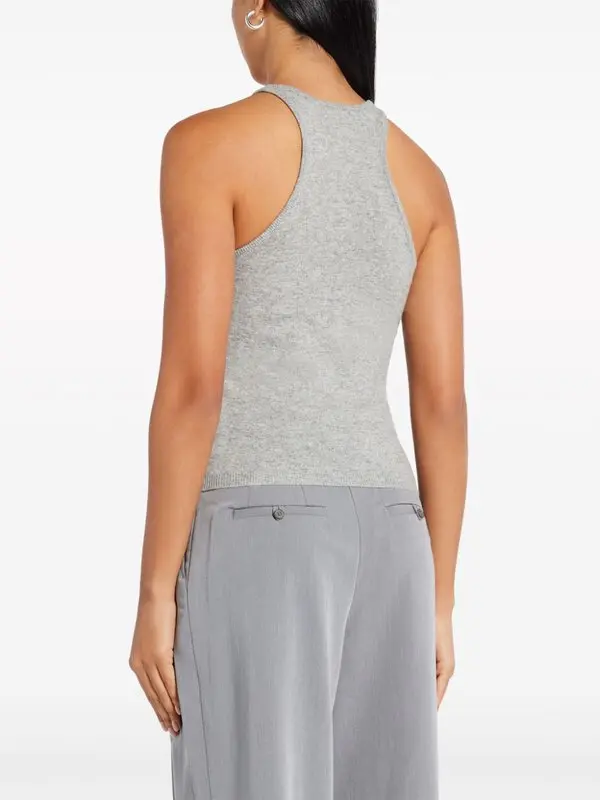 Staud Ayana Ribbed-knit Tank Top