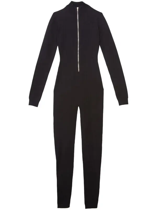 FLEUR DU MAL Knitted Catsuit - Black
