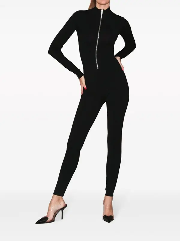 FLEUR DU MAL Knitted Catsuit - Black