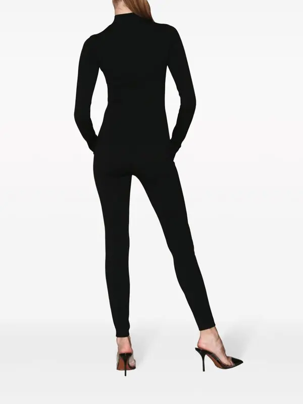 FLEUR DU MAL Knitted Catsuit - Black